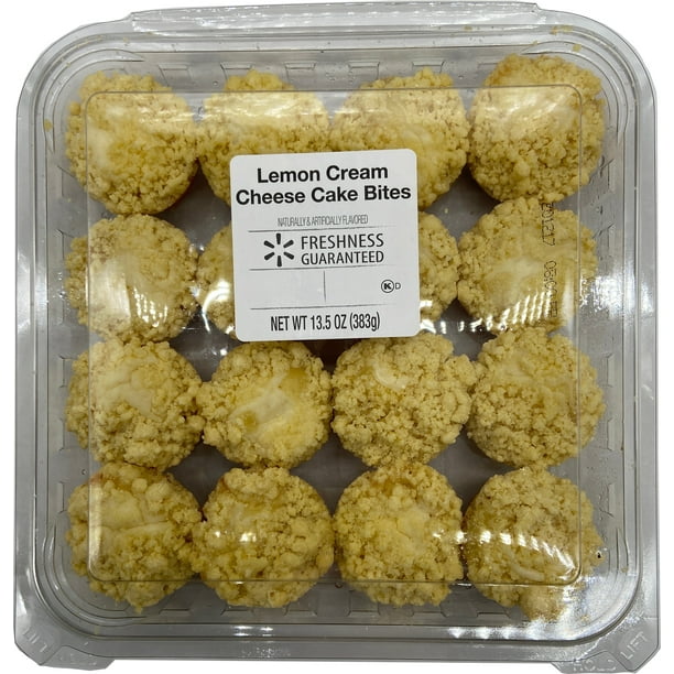 Freshness Guaranteed Lemon Cheese Cake Bites, 16 Count - Walmart.com ... Freshness Guaranteed Lemon Cheese Cake Bites, 16 Count - Walmart.com ...