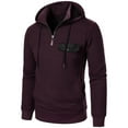 Ahabrexf Hoodie for Men,Men Solid Colors Laid-Back with Hood Hoodie ...
