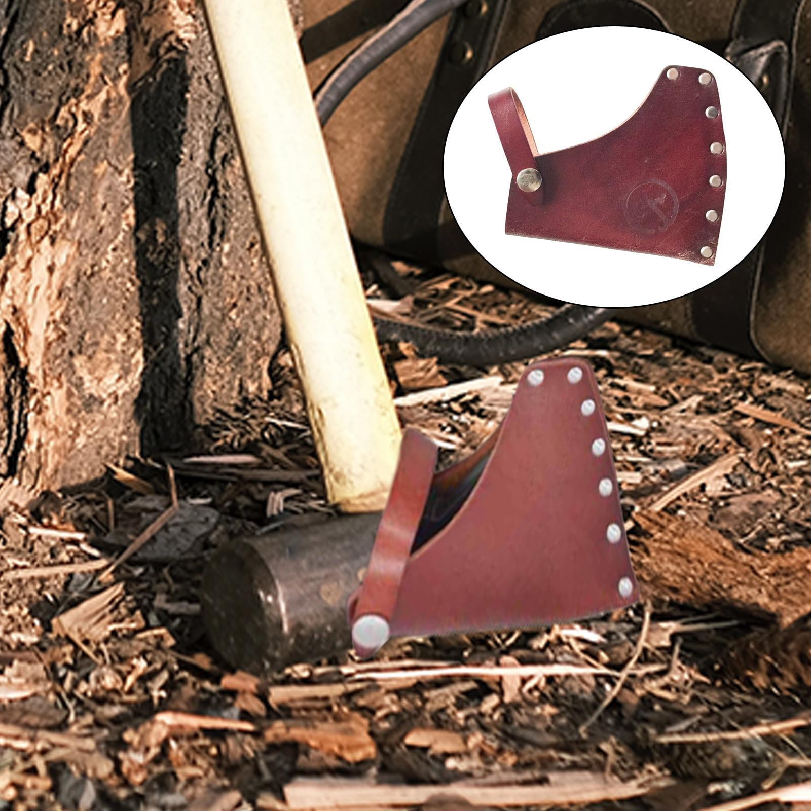 Aoanydony Leather Hatchet Sheath Chopper Hammer Handle Holder Double ...