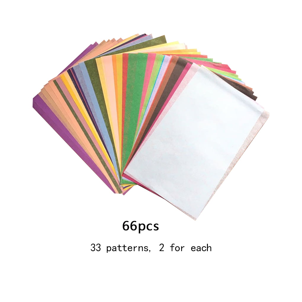 A5 Wrapping Papers Multicolor Print Packaging Tissues Folding DIY Gift ...