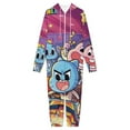 Amazing World of Gumball Men's Hooded Jumpsuit - Zip Up One Piece ...