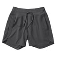 Lcklvx Women Running Gym Shorts with Pockets Elastic Waist Drawstring ...