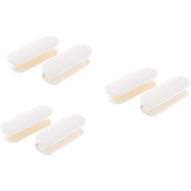 6 Pieces Self-stick Drawer Knobs Abs Plastic Punch Instant Delivery ...