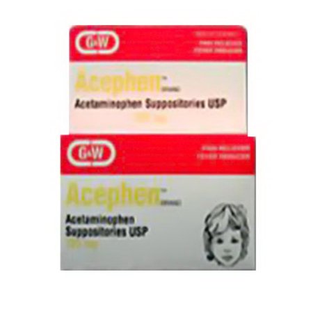 Acephen Acetaminophen Suppositories 325 Mg - 50 Ea - Walmart.com