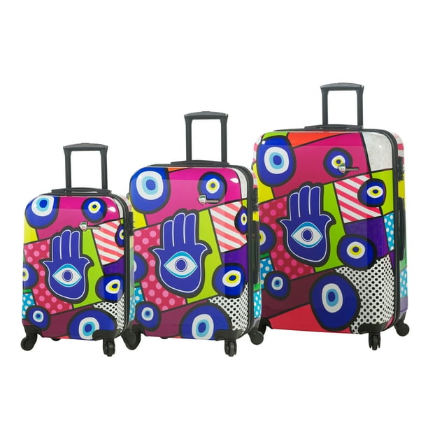 Mia Toro - Mia Toro ITALY Hamsa 3-piece Fashion Hardside Spinner ...