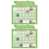 Teacher Created Resources Polka Dot School Calendar Bulletin Board Set ...