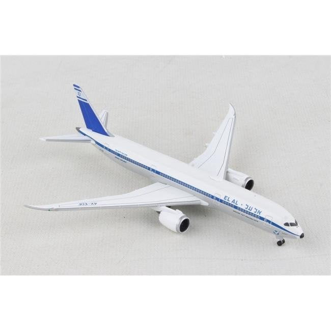 Herpa HE533201 1 by 500 Scale EL AL 787-9 Retro Livery Model Airplane ...