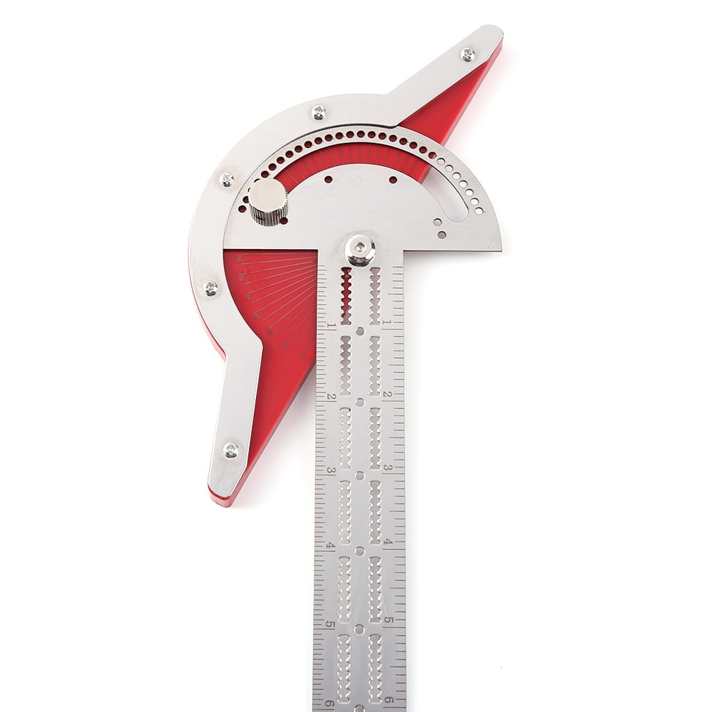 Mark Edge Ruler Transportador de ángulos de 70 grados Medidor de ...