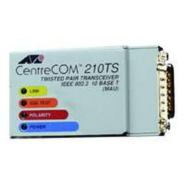 Allied Telesyn AT-210TS 10T/RJ-45-to-AUI Micro Transceiver with Twisted ...