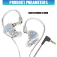 3.5mm/Type C Cord In Ear Earphone Earbud with Ear Hook for Phone Tablet ...