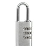 Brinks Resettable 3-Dial Combination Padlock, 28mm Aluminum Body with ...