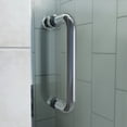 Dreamline Flex 44 48 In W X 72 In H Semi Frameless Pivot Shower Door In Chrome
