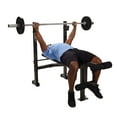 Open Box Stamina Steel Weight Bench Barbell Rack Combo Set for Home Gym ...