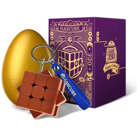 IGUOHAO 330 IGUOHAO Egg Edition, Antique Rhyme Keychain Cube Mini 3x3 ...