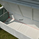 Outdoor wooden bench with roof, arched pergola with storage cabinet ...