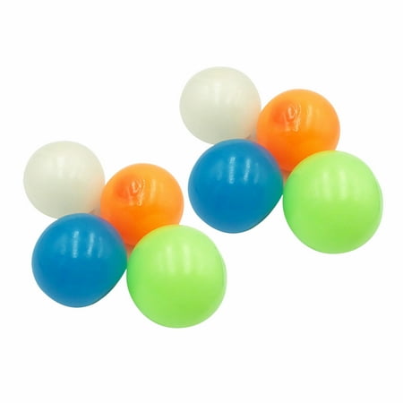 8Pcs Stick Wall Balls Sticky Target Ball Fluorescent Ceiling Ball ...