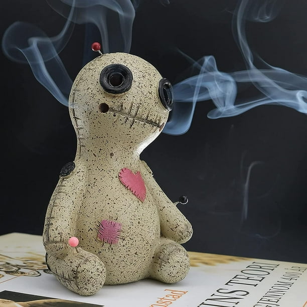 Dhrs Voodoo Doll Cone Burner, Smoke Coming Out Of The Eyes And Corners ...