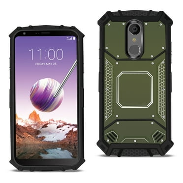 Lg Q7 Plus Metallic Front Cover Case In Silver - Walmart.com