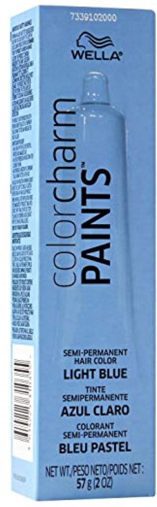 Wella COLOR CHARM, HAIR COLOR Paint Tube light Blue 2 oz - Walmart.com