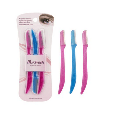 Nylea 12 Pack Eyebrow Razor Biodegradable Trimmer [Extra Precision] Eco ...