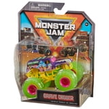 Monster Jam, Official Grave Digger Chase Monster Truck, Die-Cast ...