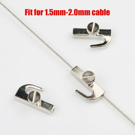 4pcs/10pcs Picture Hanging System Hangers Adjustable Hooks for 1.5-2mm ...