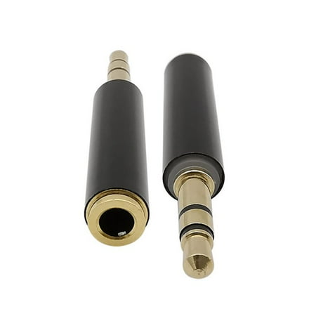 Gold Plated 3.5mm TRS Male To 3.5mm TRRS Female Stereo Audio Connector ...