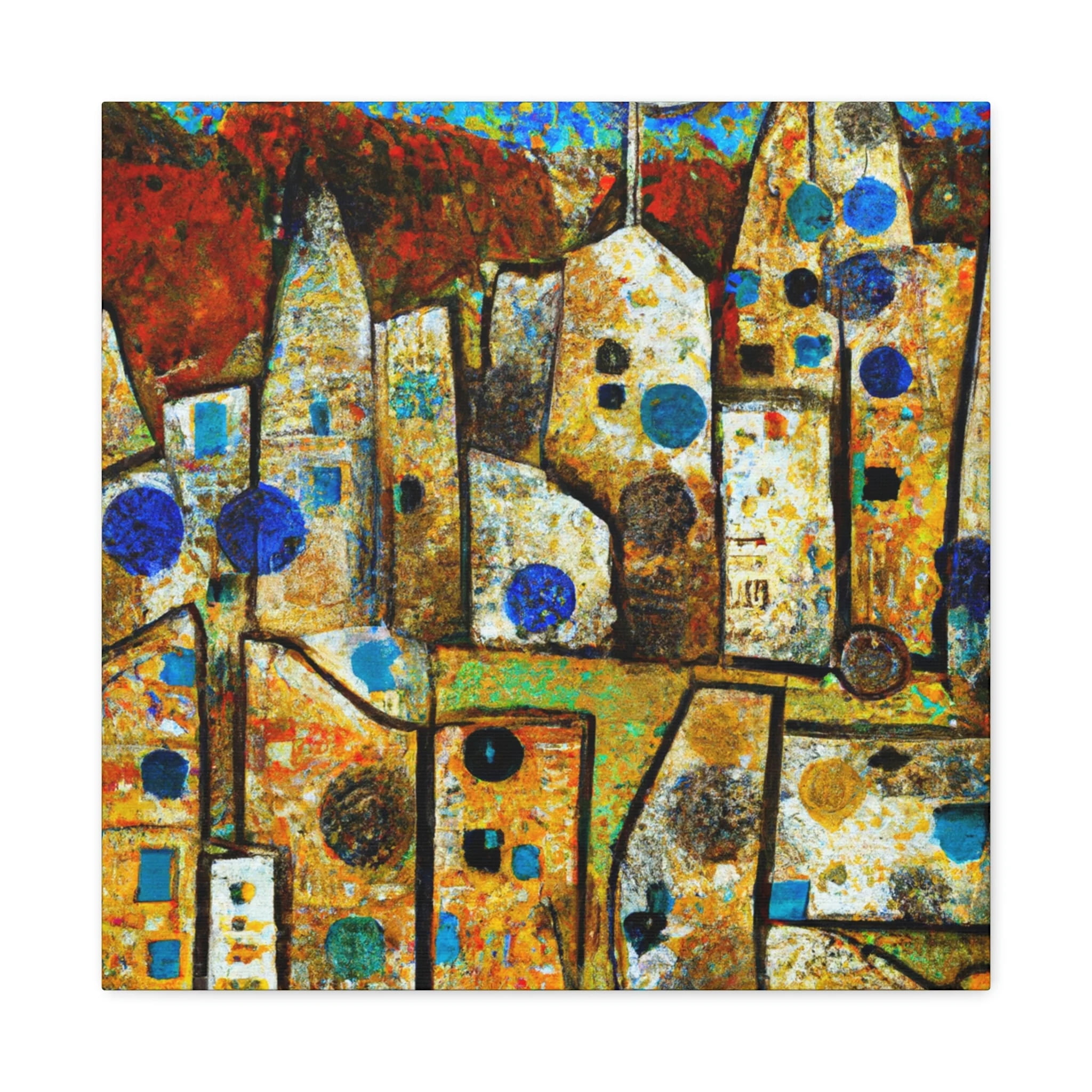 Expressionist Pointillism - Canvas - Walmart.com