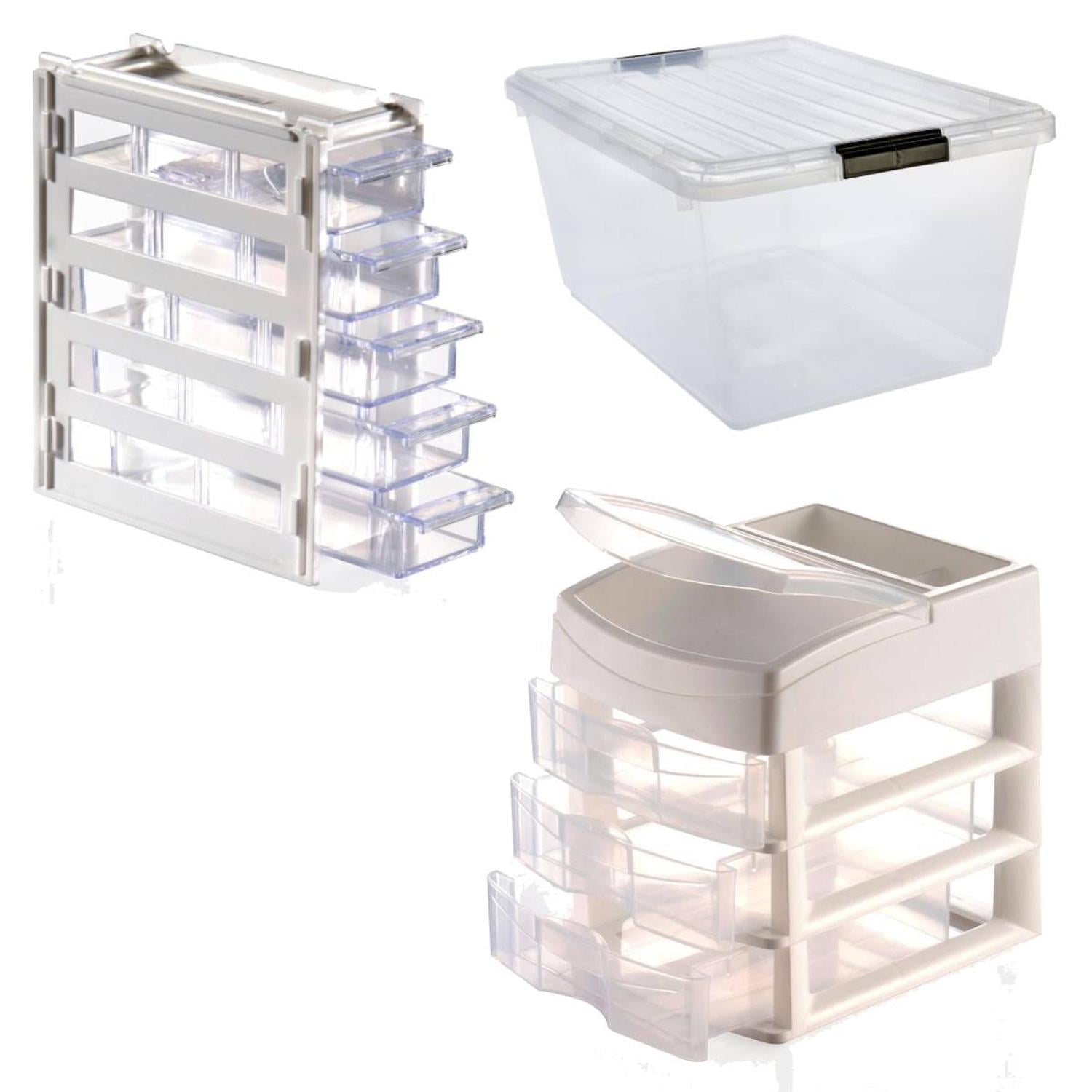 COMBO MINI ORGANIZADOR + CAJONERA 3 NIV + CAJA 42 LTS | Walmart en línea