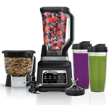 Ninja® Grand Kitchen System 1200, Blender, 4 Preset Auto-iQ® Programs ...