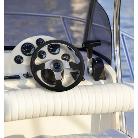 Boat Aluminum Alloy Steering Wheel with Wheel; Boat Cap 340mm Yacht ...