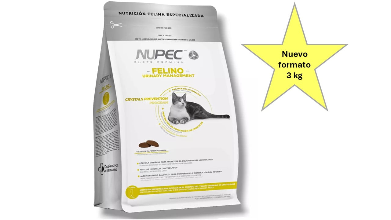 Nupec felino urinary management gato 3 kg | Walmart en línea