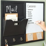 Juvale Magnetic Command Center & Wall Organizer, Whiteboard, Chalkboard ...