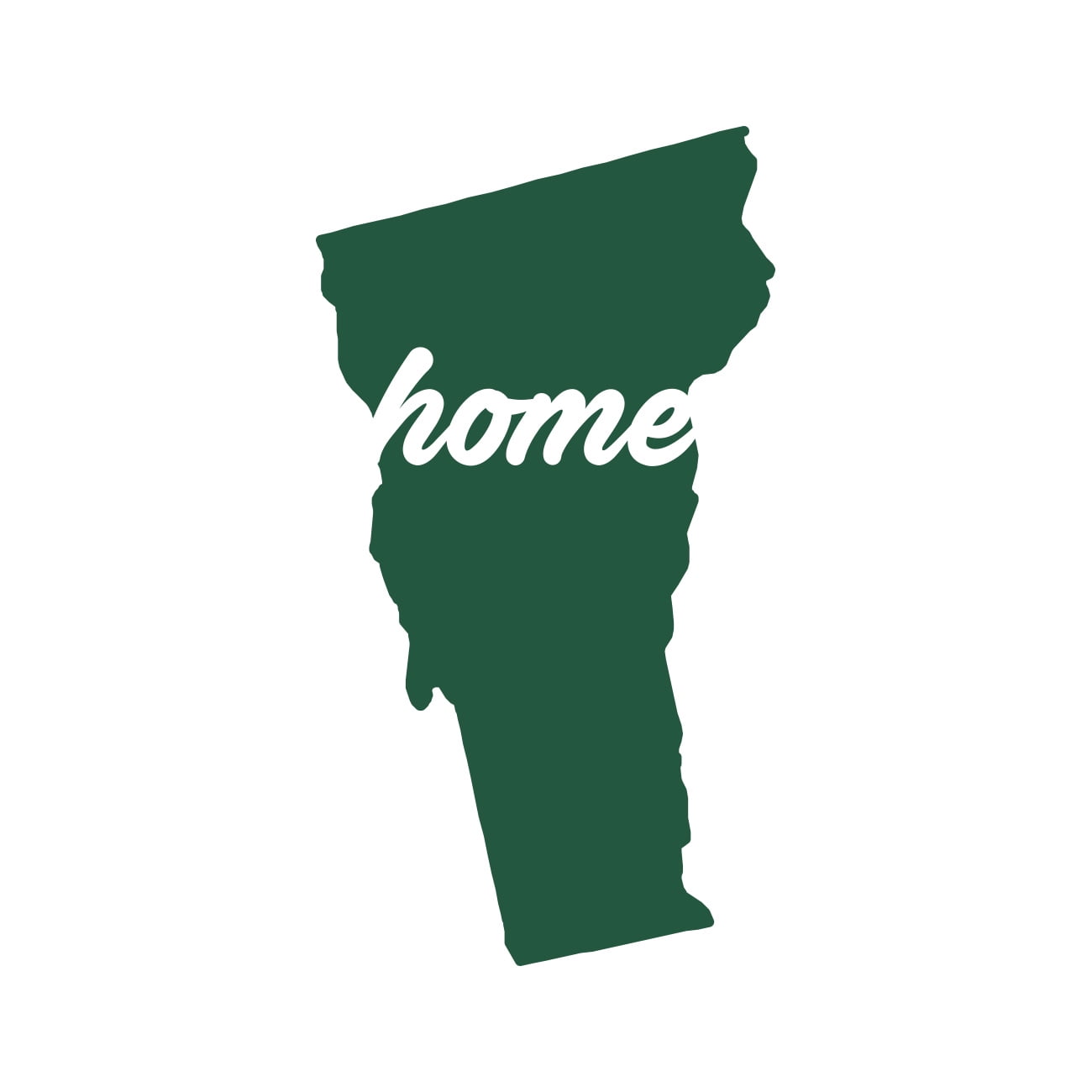 Vermont Home Sticker Decal Die Cut - Self Adhesive Vinyl - Weatherproof ...