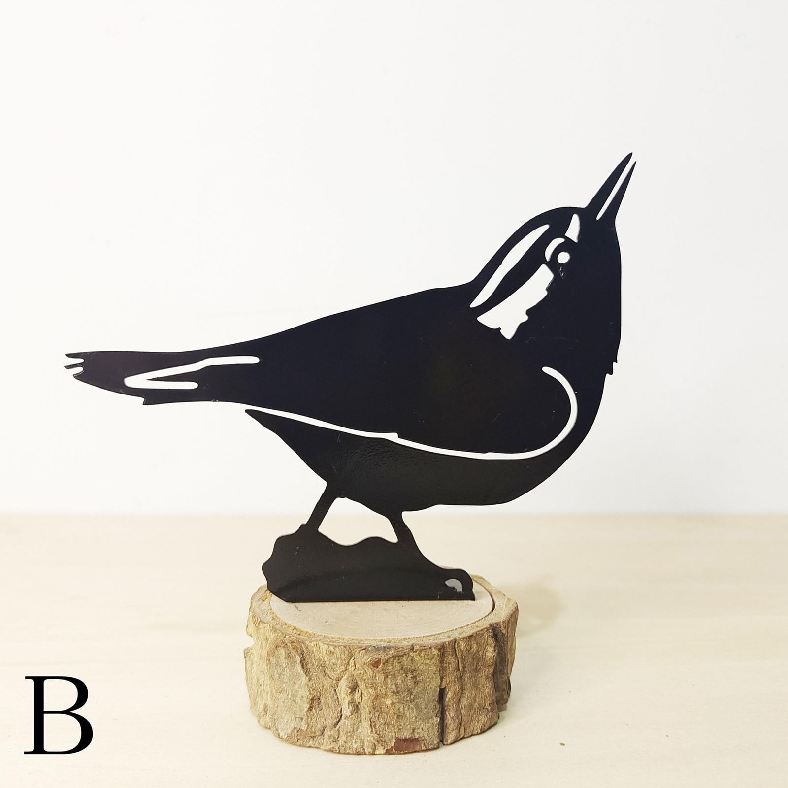 Elegant Bird Silhouettes Garden Decor, Bird Art Sculpture Bird ...