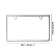 Aluminum License Plate Holder and USA Style Exterior Plate for Vehicles ...