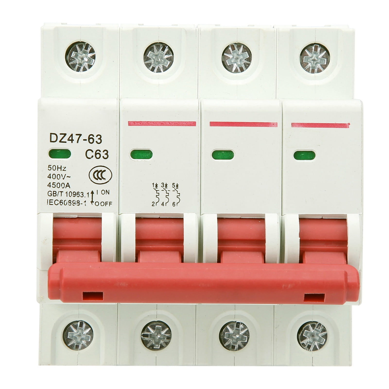 Interruptor disyuntor, 4P 63A Disyuntor Desconector Equipo eléctrico ...