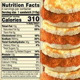 Jimmy Dean Chicken Honey Biscuit Breakfast Sandwiches, 16.4 oz, 4 Count ...