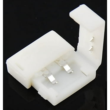 ABI 10mm 4-pin Solderless Clip-on Coupler Connector for 5050 RGB LED ...