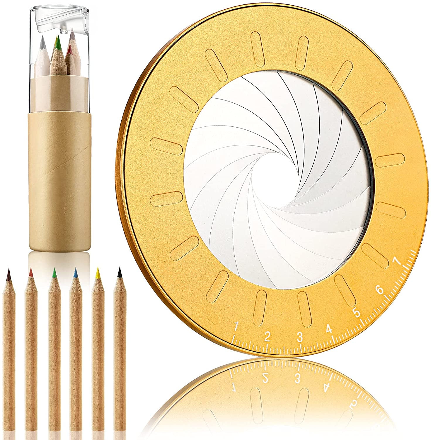 Circle Stencil Round Measuring Tool RGASUIJ Circle Drawing Maker ...