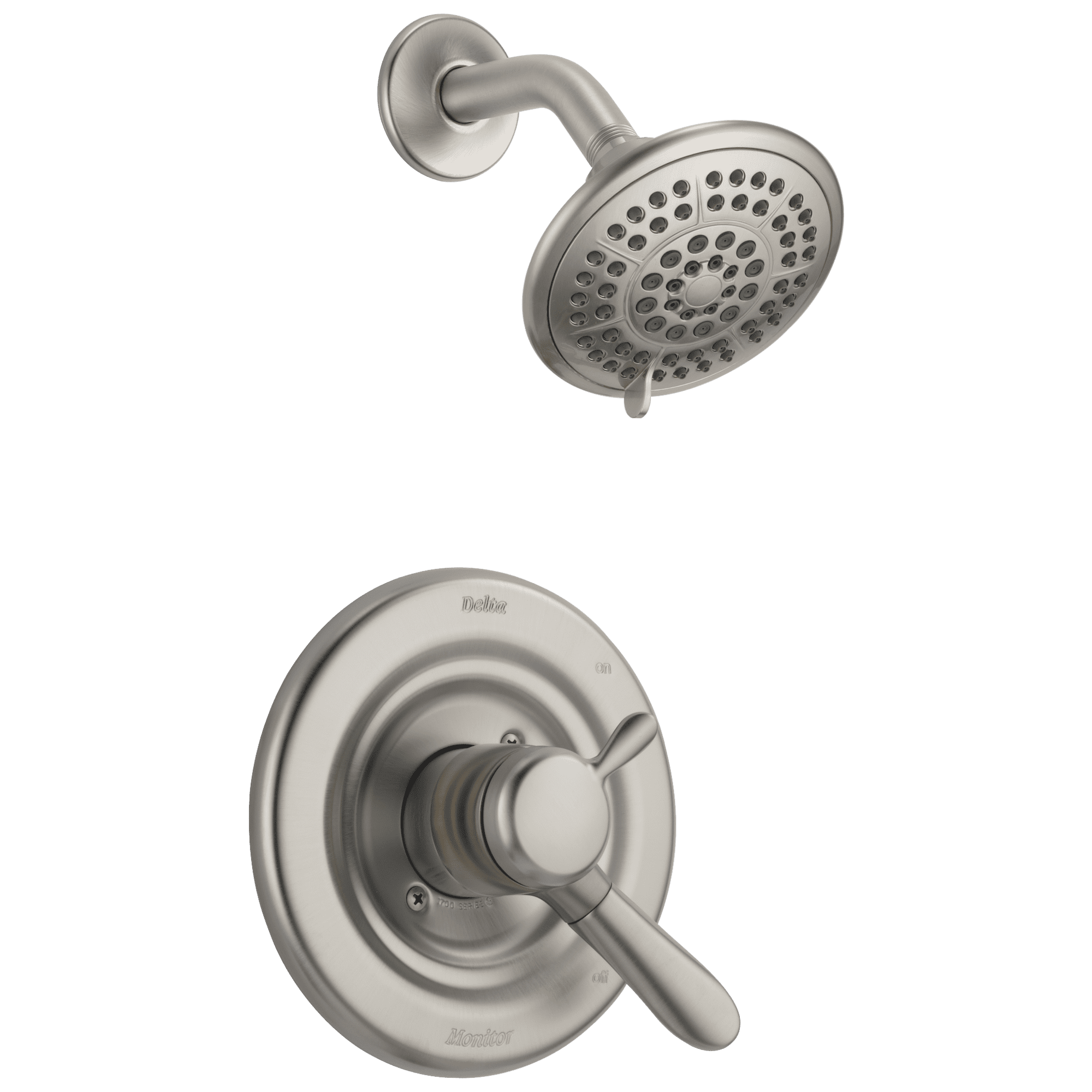 Delta Lahara 5-Spray Single Handle Shower Only Faucet in Stainless ...