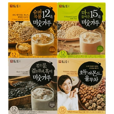 DAMTUH Korean Roast Grain with Yam Tea, 15 Roasted Grains Mixed Powder ...