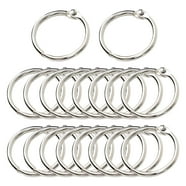 6 Pcs Loose Leaf Binder Rings 2 Inches, Metal Home Office Book Rings ...