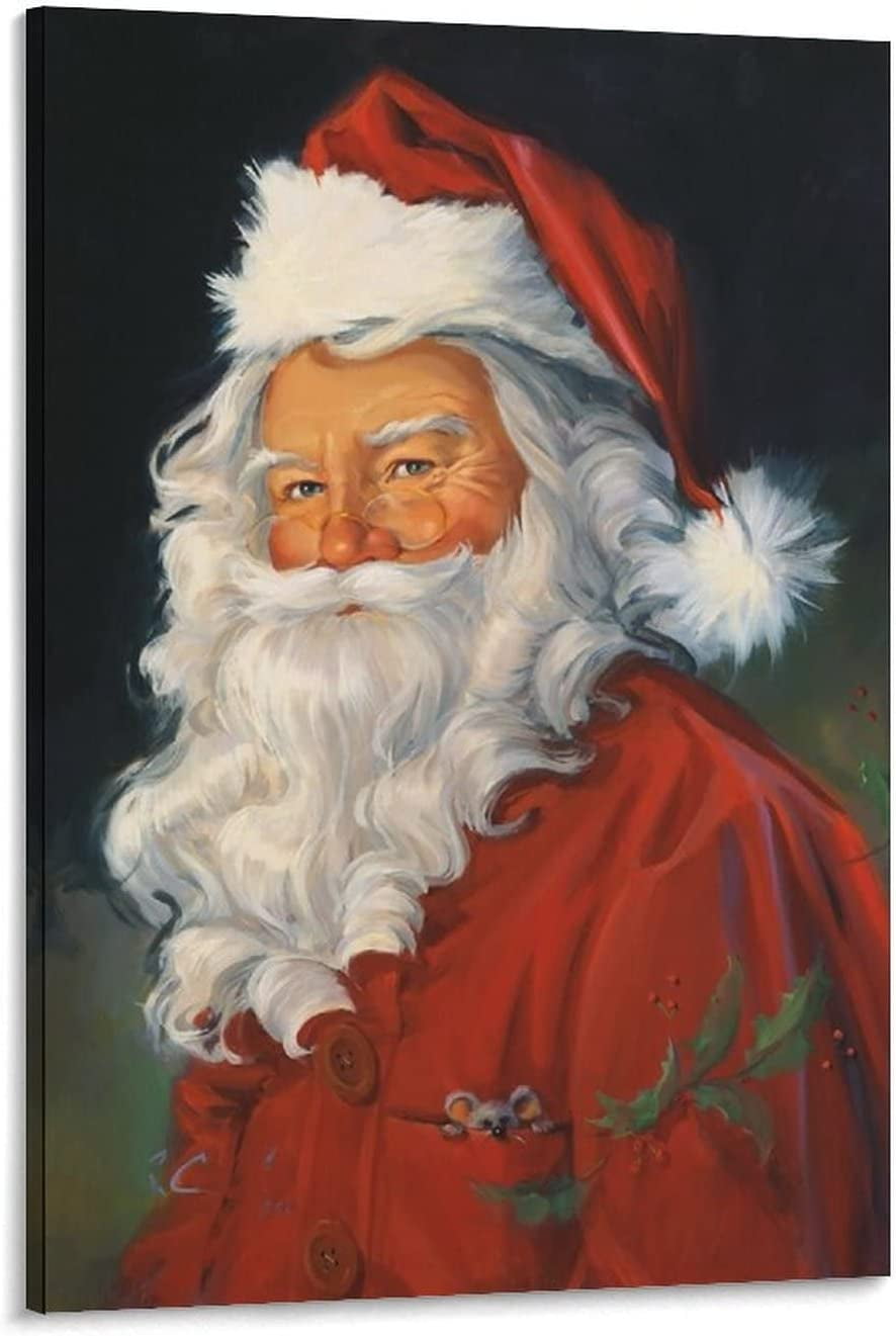 Santa Claus Oil Painting