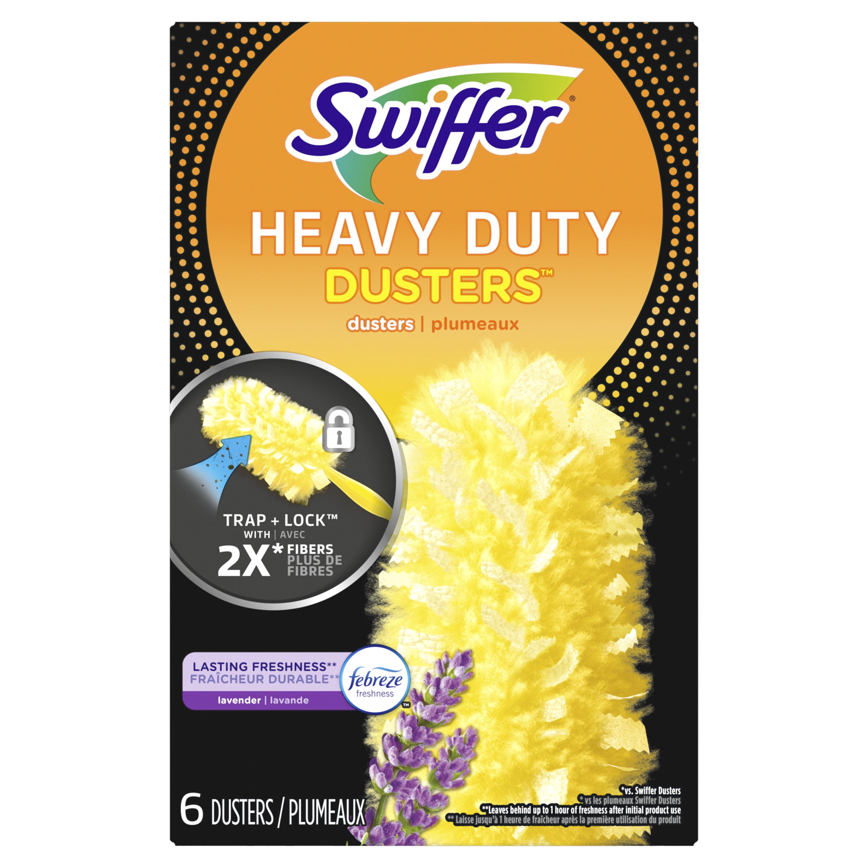 Swiffer Dusters Multi-Surface Heavy Duty, Lavender Refills, 6 Ct ...