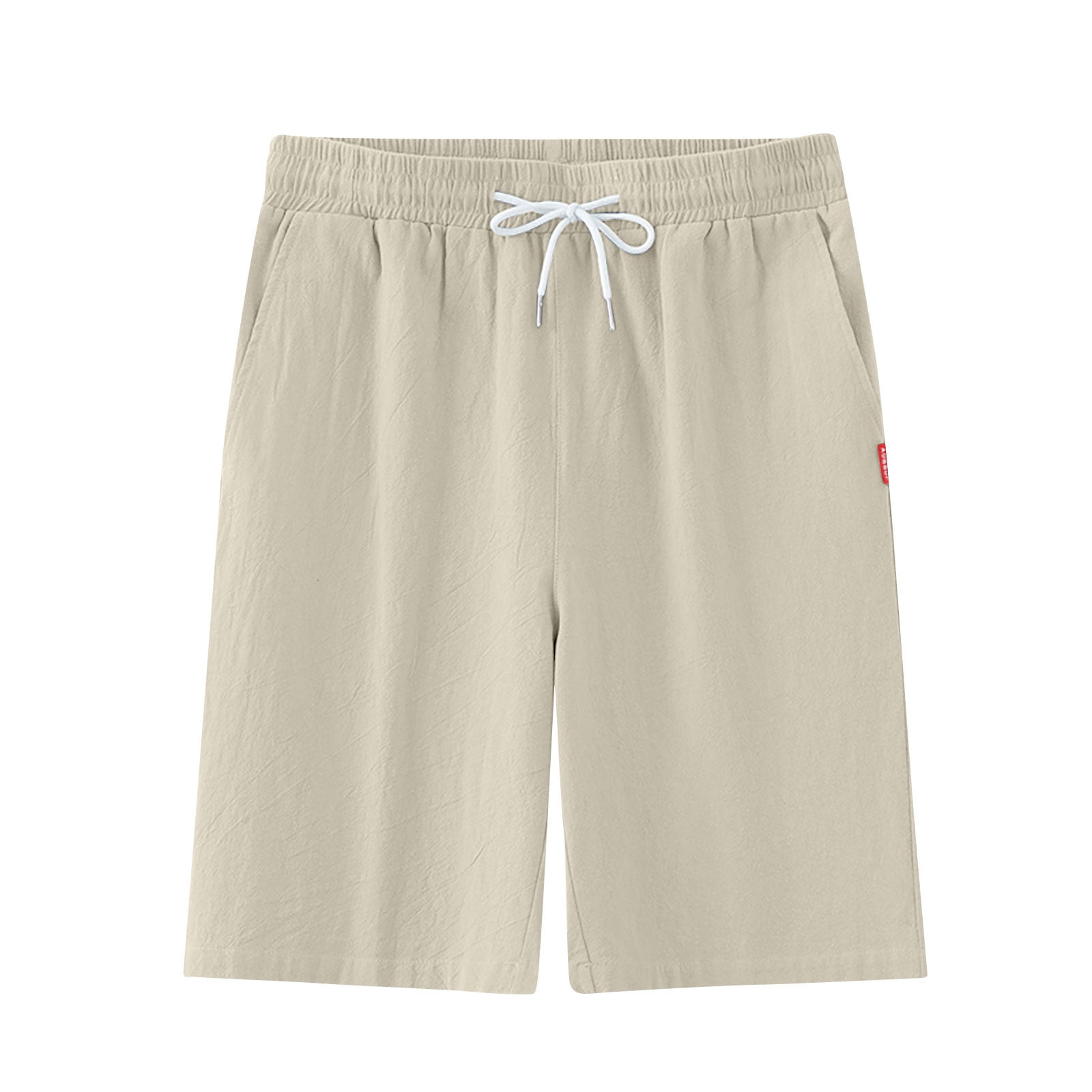 Click here for Aherbiu Plus Size Mens Shorts Casual Elastic Waist... prices