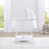Delta Children Deluxe Soothing Dreams Bassinet, Grey Lattice - Walmart.com