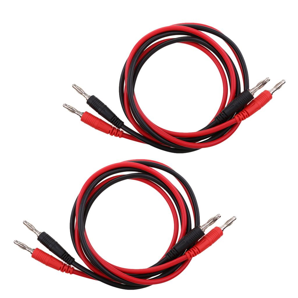 Cables de prueba de conector banana a conector banana Cable de núcleo ...