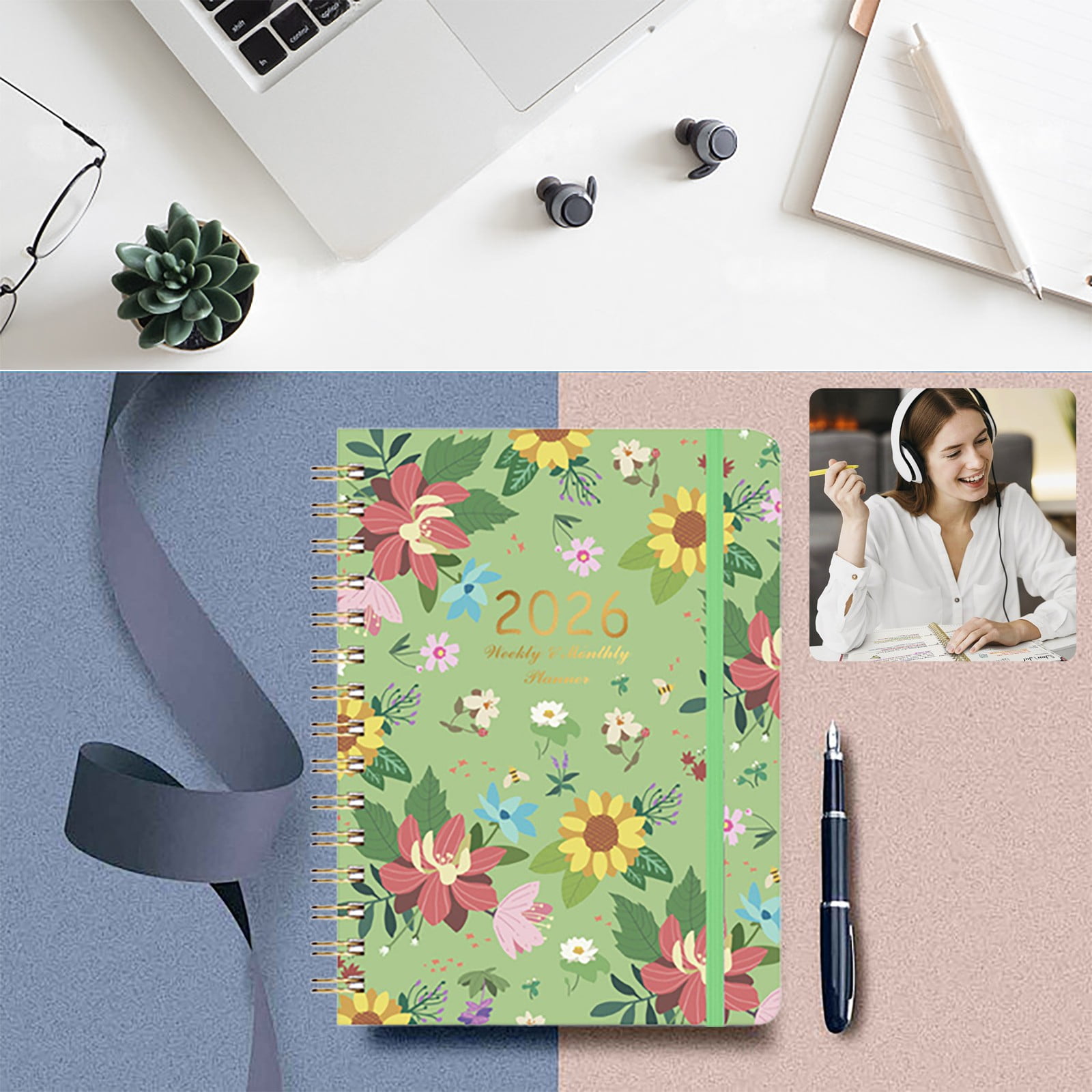 Notebook 2026 Planner Plannner 2026 Jan 2026 Dec 2026 2026 Planner ...