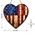 250 Anniversary Usa Suncatcher Patriotic Window Hanging Decor 4th of ...